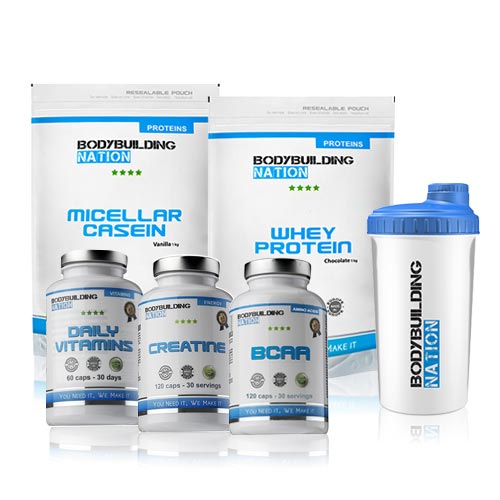 Whey Protéine Pack 24 24 BODYBUILDING NATION 2x1kg 2x120caps 60caps ...