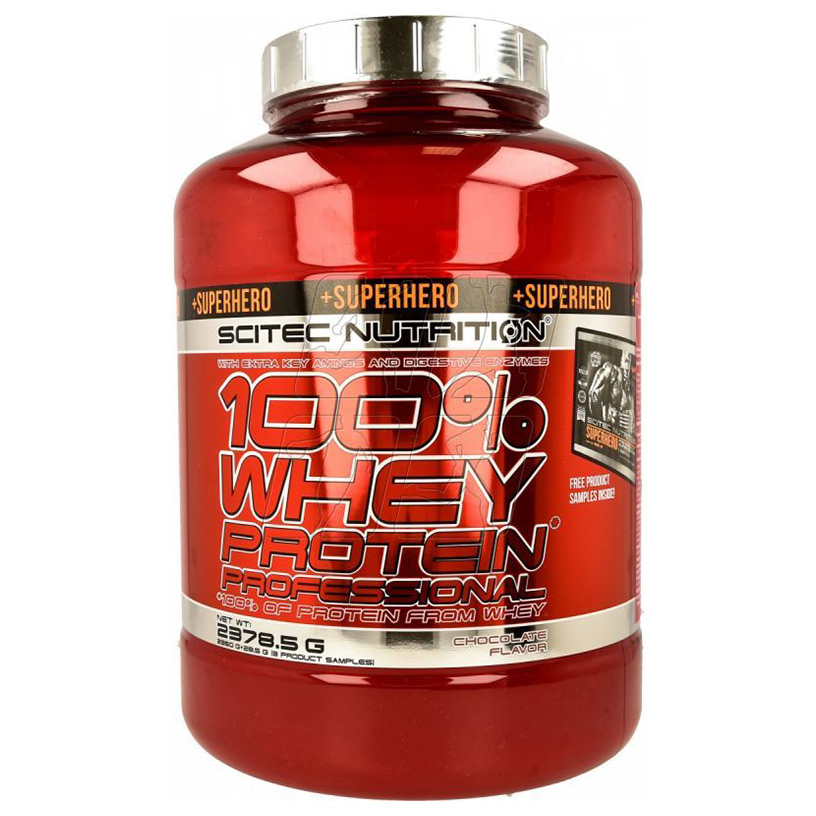 Protéines 100% Whey Protein Professional SuperHero SCITEC NUTRITION ...