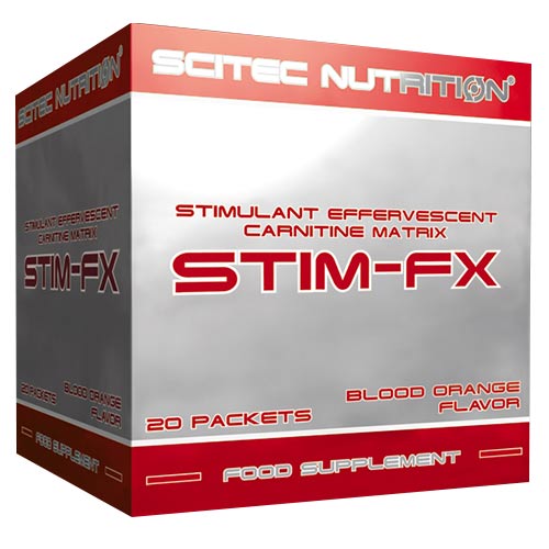 Sèche - Définition Stim FX SCITEC NUTRITION Boîte de 20 Sachets Orange ...