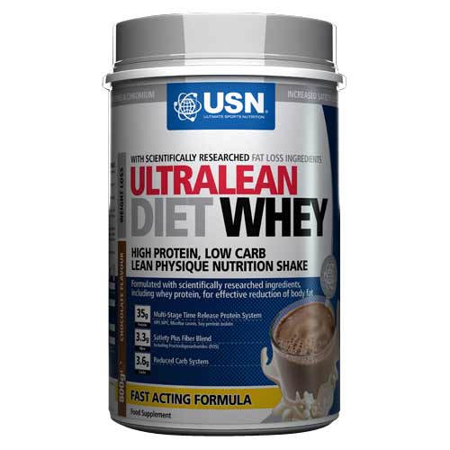 Protéines de sèche Ultralean Diet Whey USN Pot de 800 g Vanille ...